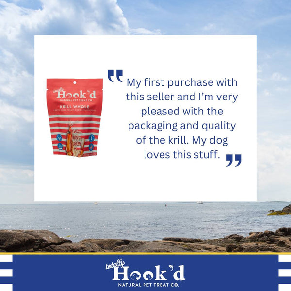 Totally Hook'd Freeze-Dried Krill - Karen Pryor Clicker Training