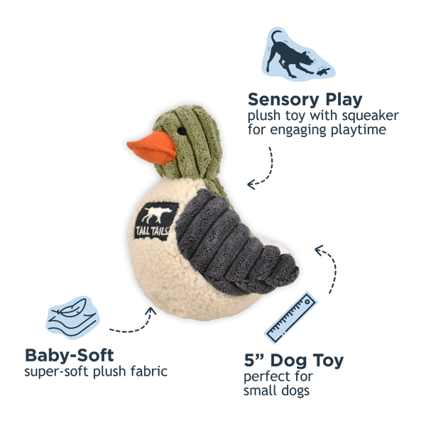 Tall Tails Plush Duckling - Karen Pryor Clicker Training